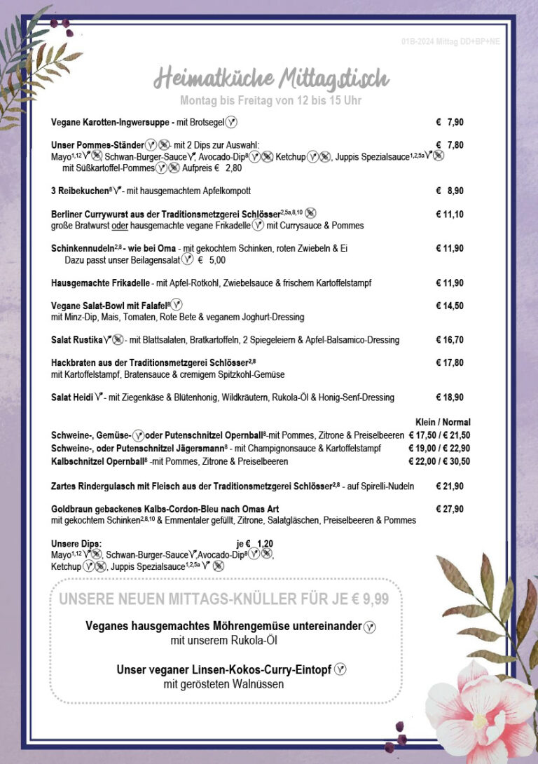 Mittagskarte - Restaurant Schwan | Home